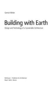 [PDF] Building with Earth Book PDF By Gernot Minke - Panot Book