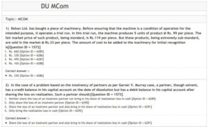 [PDF] M.Com Entrance Exam Question Paper With Answer PDF