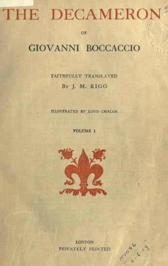  PDF The Decameron PDF In English Panot Book