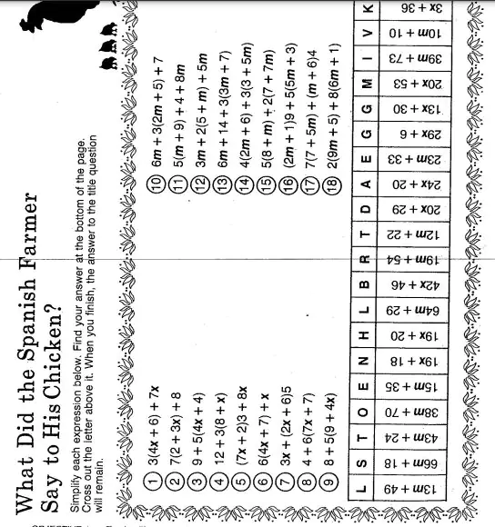 21 Algebra With Pizzazz Answer Key Pdf RomeEvelyn