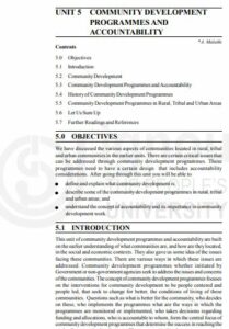 [PDF] Unit 5 Community Development Programme PDF - Panot Book