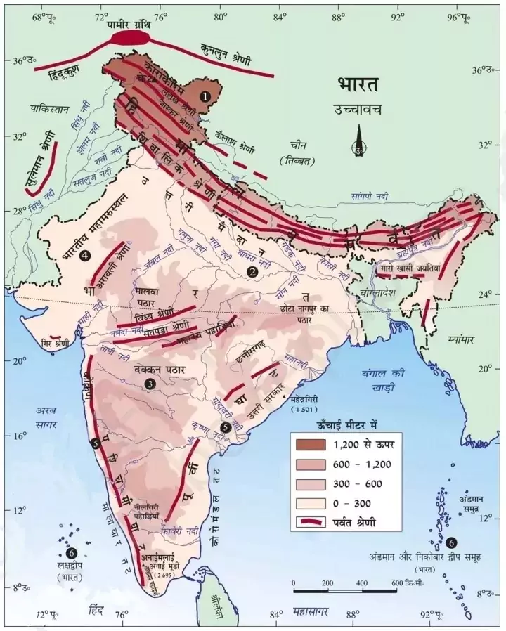  PDF Indian Rivers Map PDF In Hindi