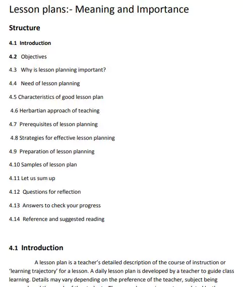  PDF Lesson Plan For Teachers PDF Panot Book