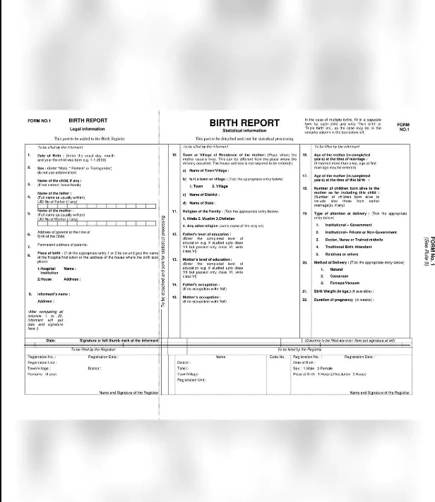  PDF Death Report Form PDF Panot Book